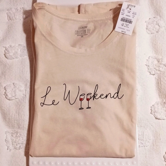 J. Crew | Tops | New Jcrew Le Weekendtshirt | Poshmark